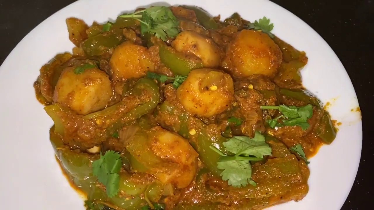 Potato & Capsicum Masala - YouTube