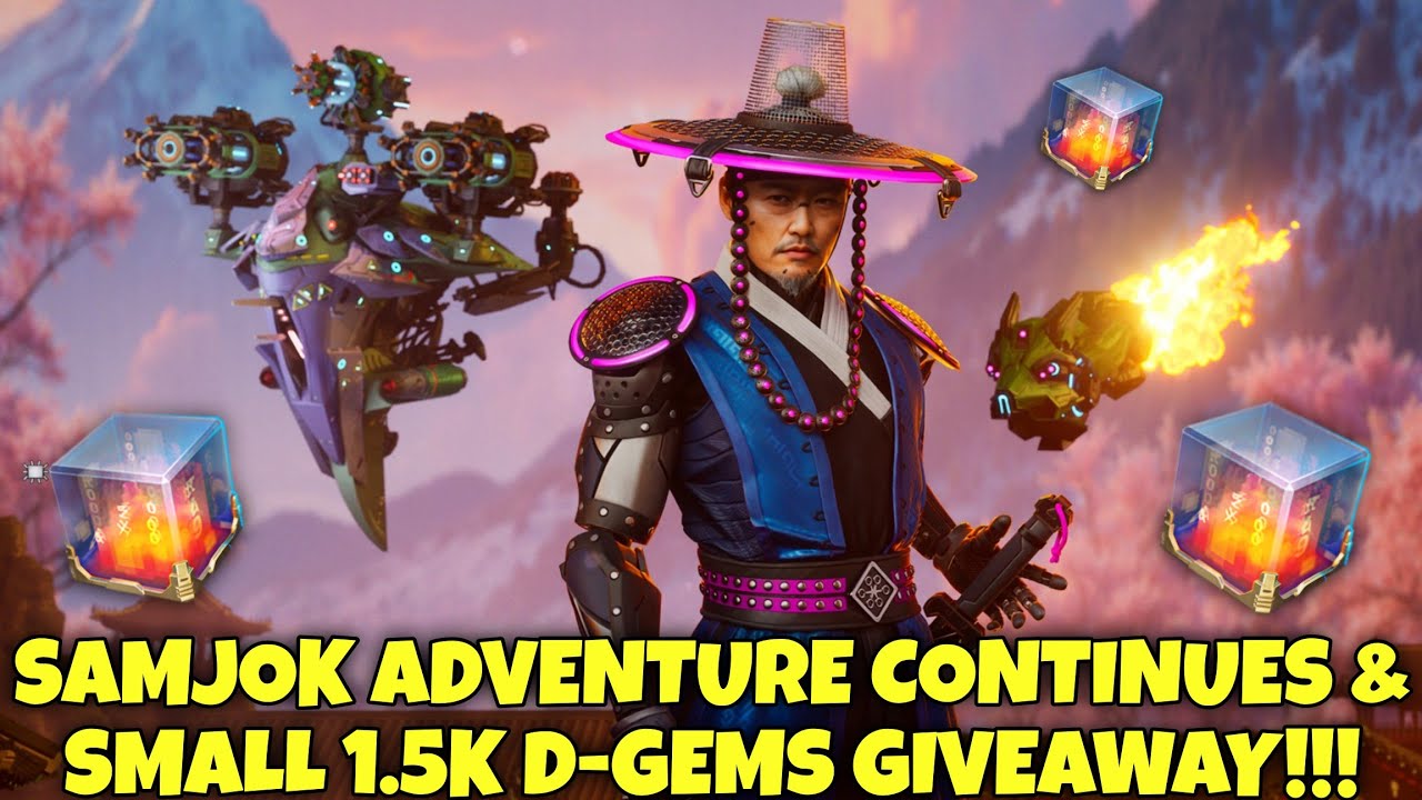 The SAMJOK Adventures Continues & 1K D-GEM GIVEAWAY - War Robots 10.7 ...