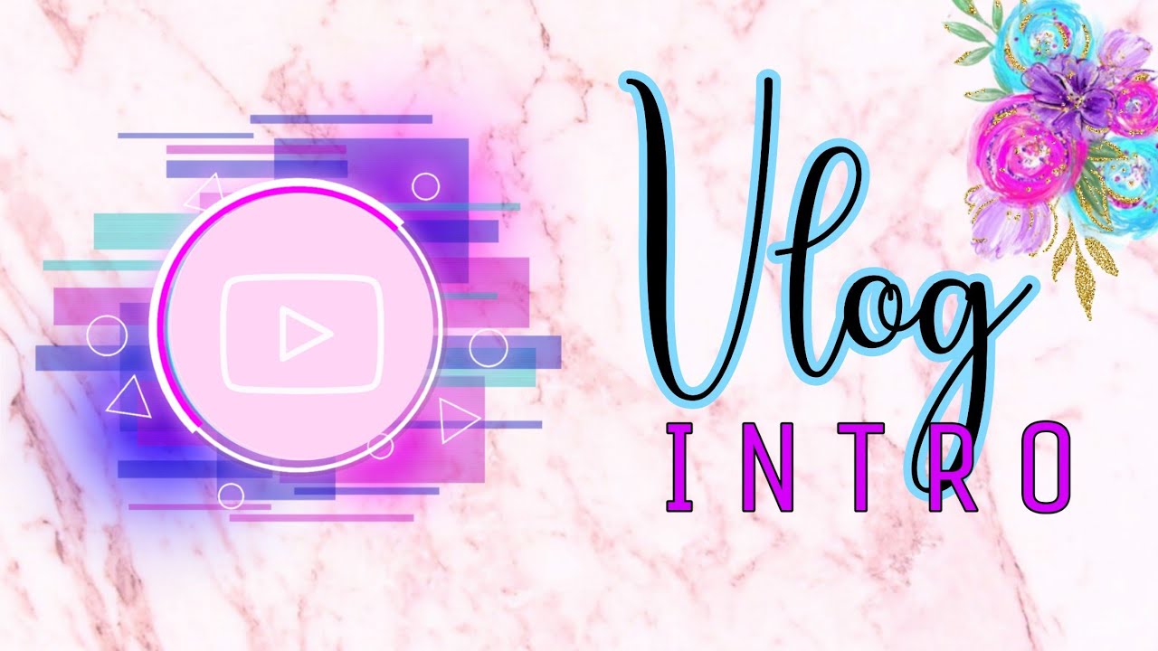 TUMBLR INTRO TEMPLATE ️ | PINK INTRO VLOG | - YouTube