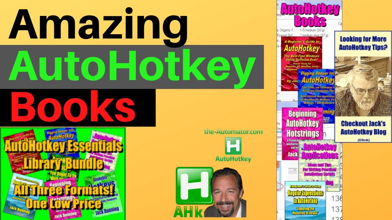 Great AutoHotkey Books by Jack Dunning - YouTube