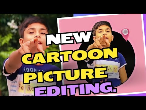 PicsArt Portrait Cartoon Photo Editing Tutorial | Cartoon Portrait Logo ...