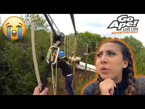 Go Ape At Alexandra Place...I WAS SO SCARED! - Vlog - YouTube