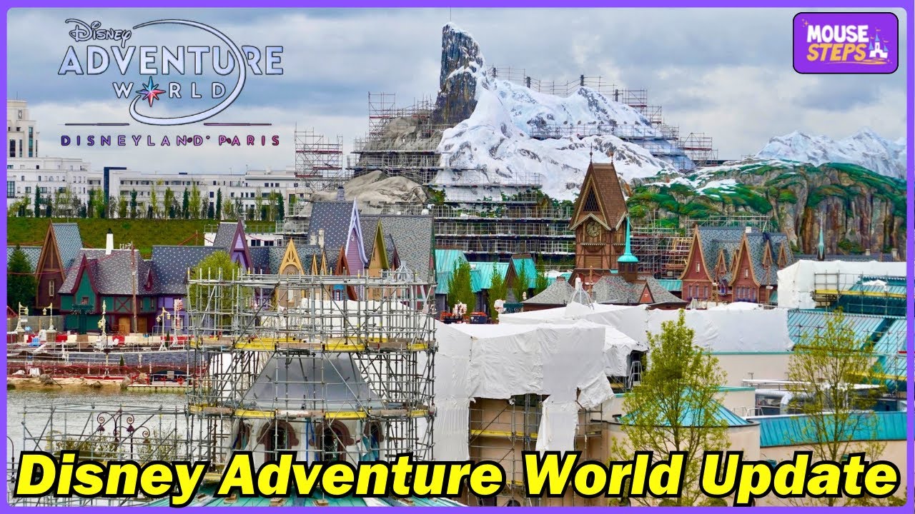 World of Frozen Construction Update at Disneyland Paris, Inc. Adventure ...