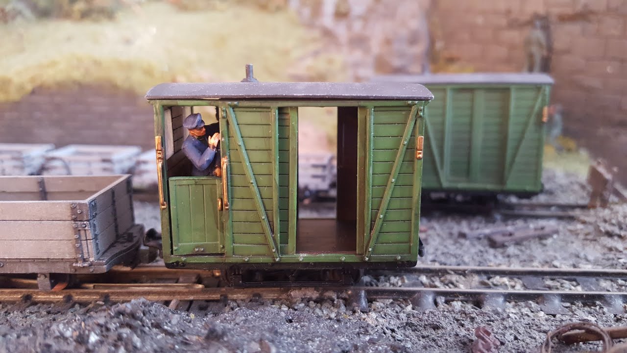 GVT Guard’s Brake Van Wagon Glyn Valley Tramway Rotation - YouTube