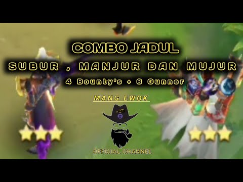 COMBO JADUL ALA EANG SUBUR FUUNY SKILL 1 BOUNTIES + GUNNER ga ada obeng ...