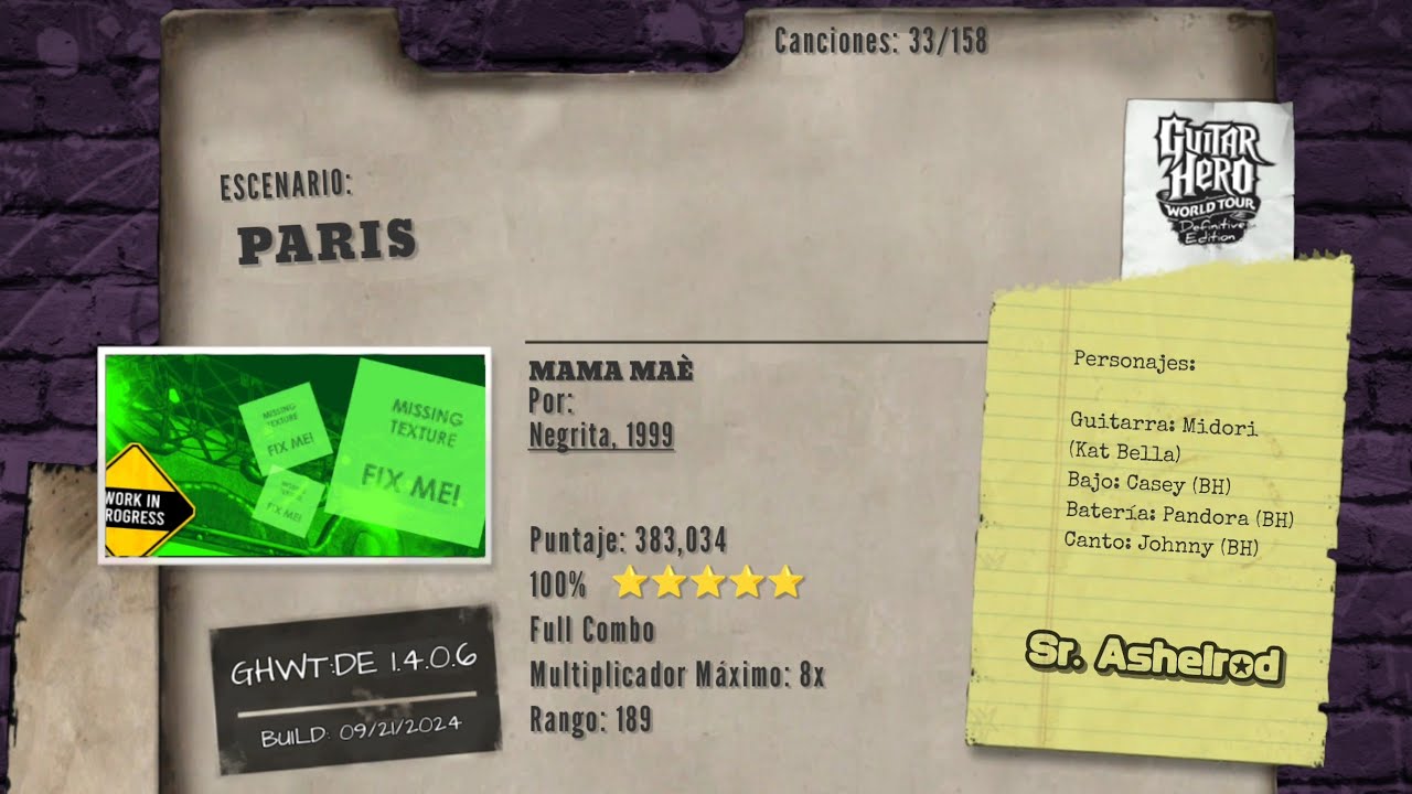 GHWT Definitive Edition 33/158 - "Mama Maè" EXPERT 100% Full Combo ...