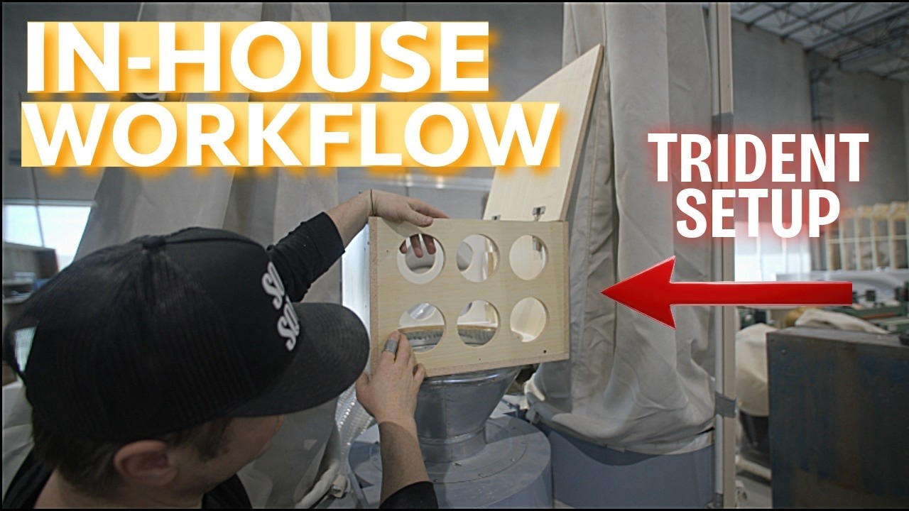 All-In-House Cabinetry Workflow | Rip Saw + 5-Head Molder Setup (Austin ...