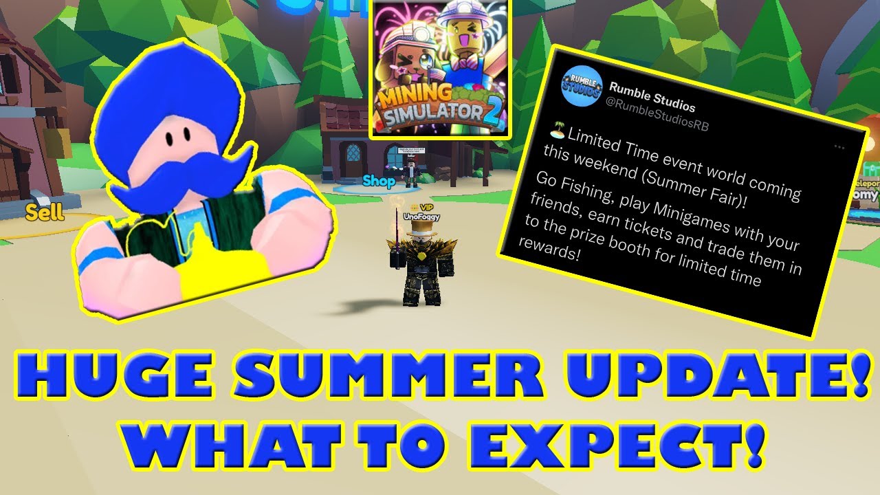 EVERYTHING TO EXPECT FROM THE HUGE SUMMER UPDATE - Roblox Mining ...