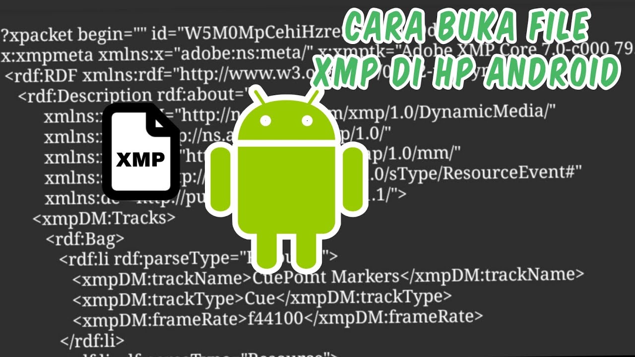CARA BUKA FILE XMP DI HP ANDROID - YouTube