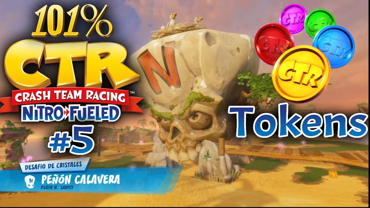 CTR Token | Playa N. Sanity | Crash Team Racing Nitro-Fueled | Modo ...