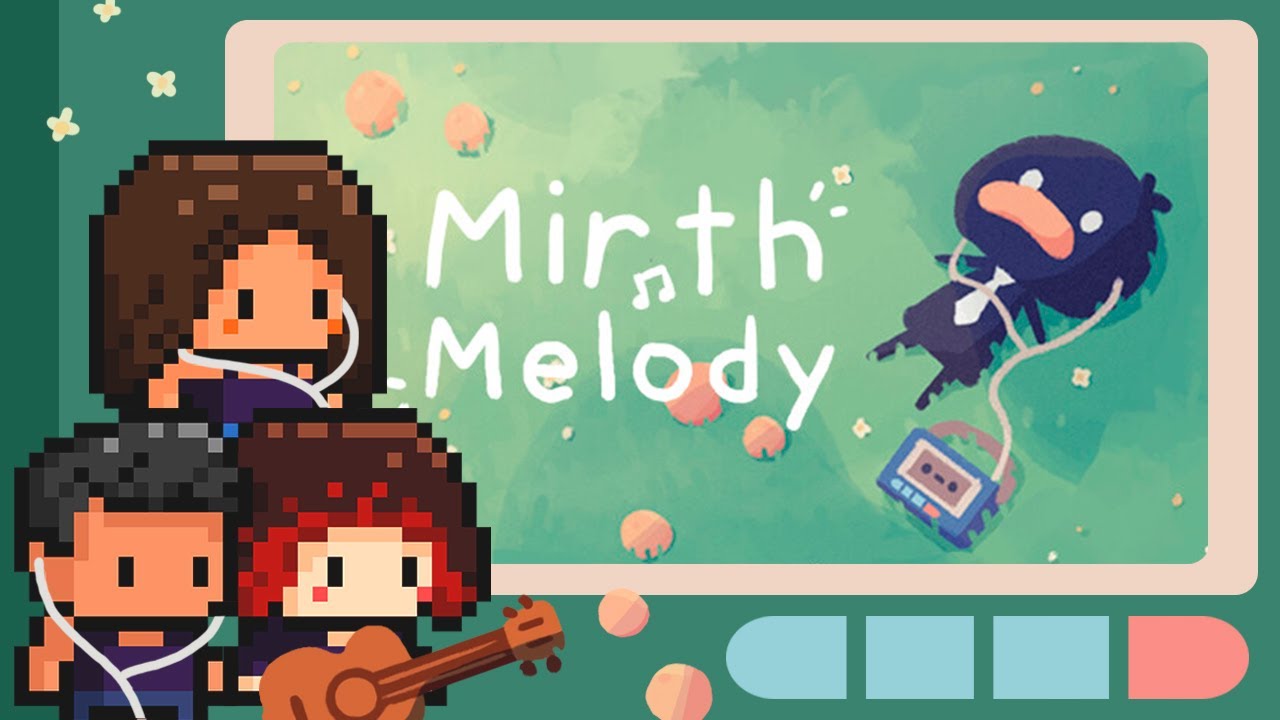 CALMO OU NÃO!? Um jogo fofo sobre música GALUMA jogando Mirth Melody ...