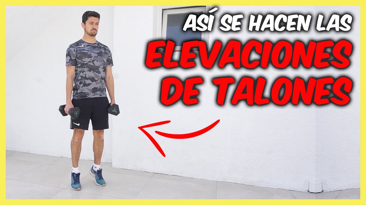 Te explico como hacer ELEVACIÓN DE TALONES con buena técnica - YouTube
