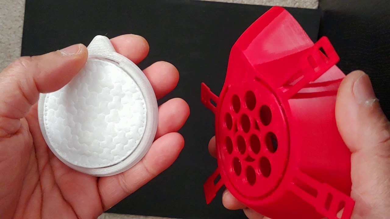 Face Mask with 58mm Pad Flex Version - YouTube