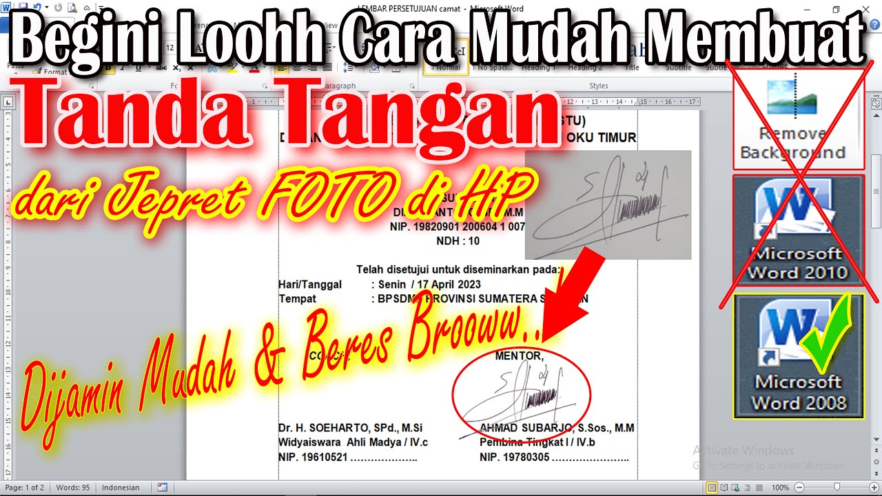 Cara Membuat Tanda Tangan dari Foto di HP atau Buat Scan Tanda Tangan ...