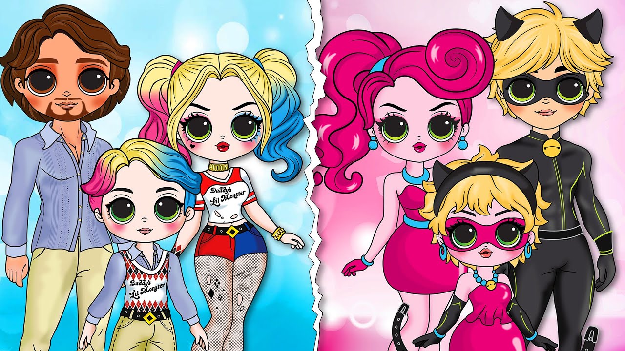 Paper Dolls | How To Make Family Fashion Growing Up Full in Real Life ...