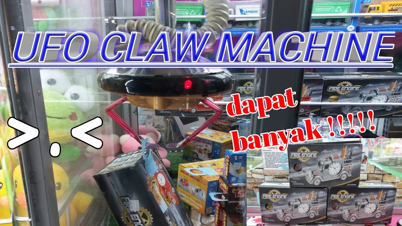 UFO CLAW MACHINE | DAPAT BANYAK HADIAH... - YouTube