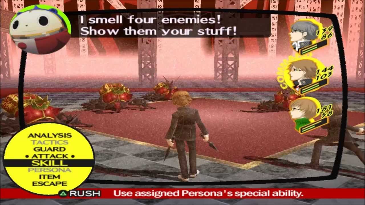 Persona 4: Level grinding in Yukiko's Castle - YouTube