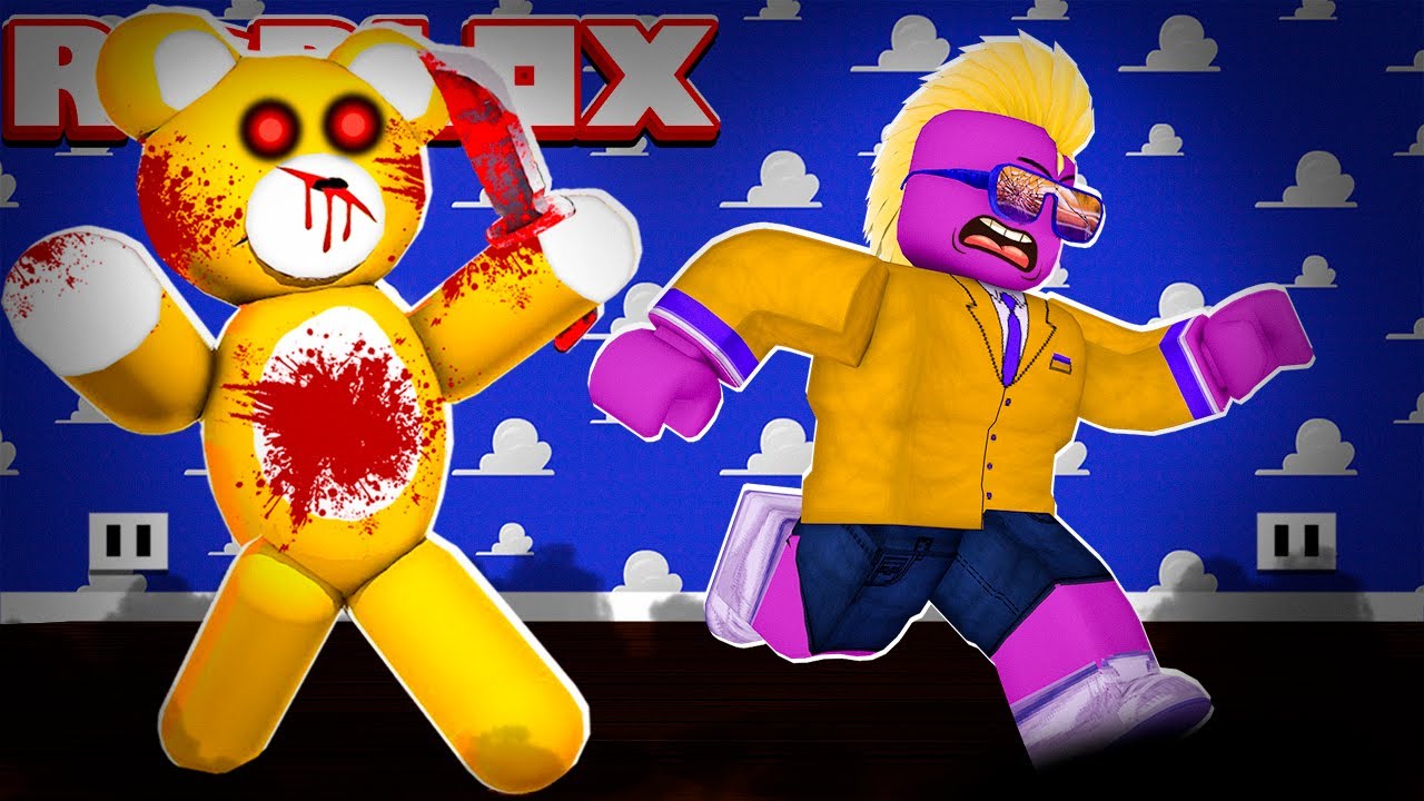 PSYCHO TEDDY BEAR! roblox - YouTube