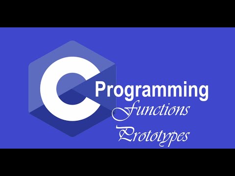 77# LANGAGE C - les prototypes - YouTube
