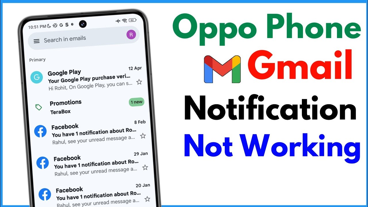 Gmail Notifications Not Working Oppo | Gmail Notification Problem Oppo - YouTube