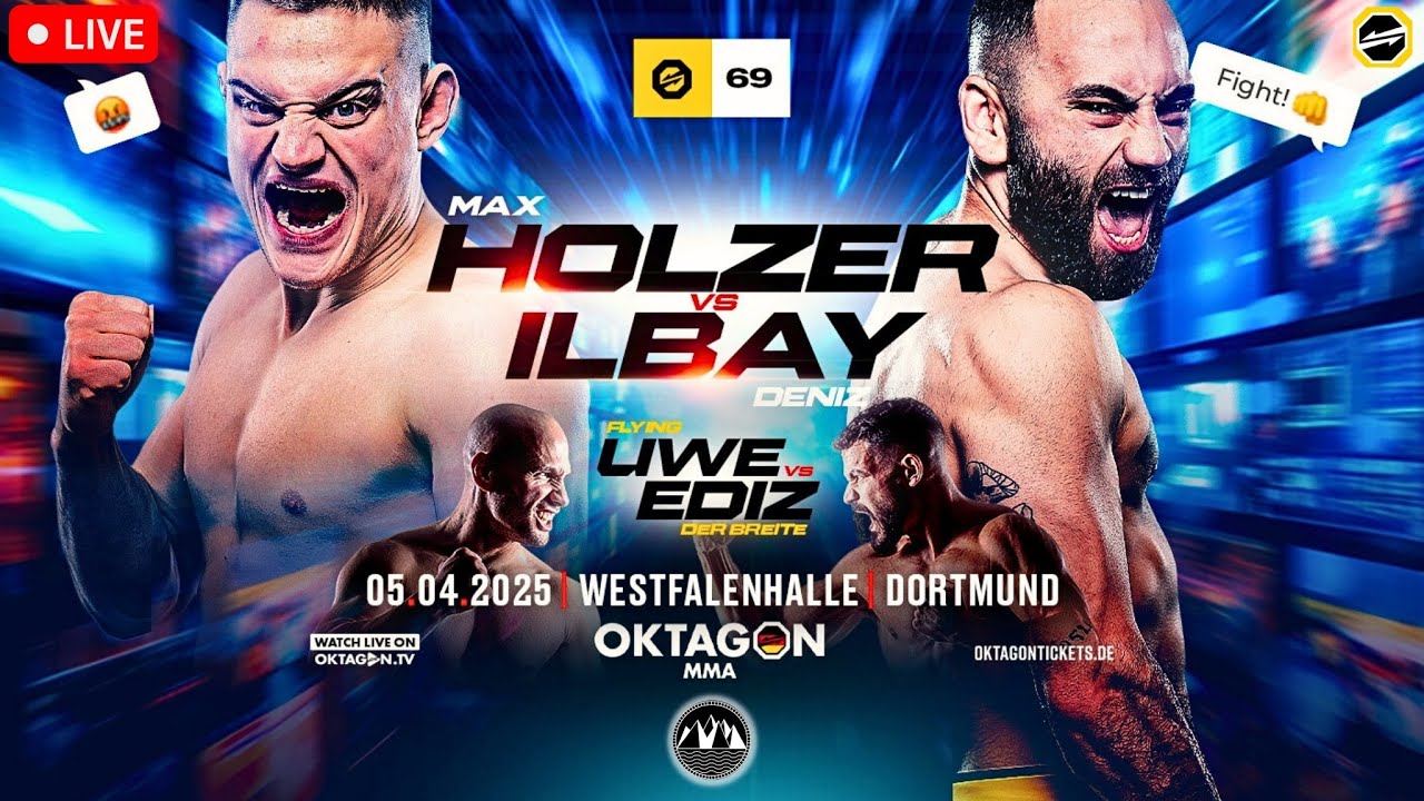 OKTAGON 69: Holzer vs. Ilbay | LIVE STREAM | MMA FIGHT COMPANION ...