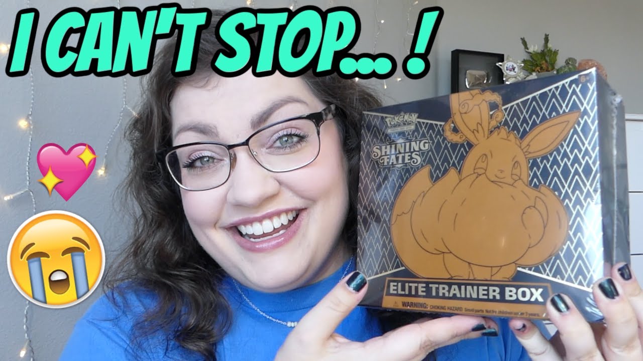 SHINY SEARCHING ☆* | Pokémon TCG "SHINING FATES" Elite Trainer Box ...