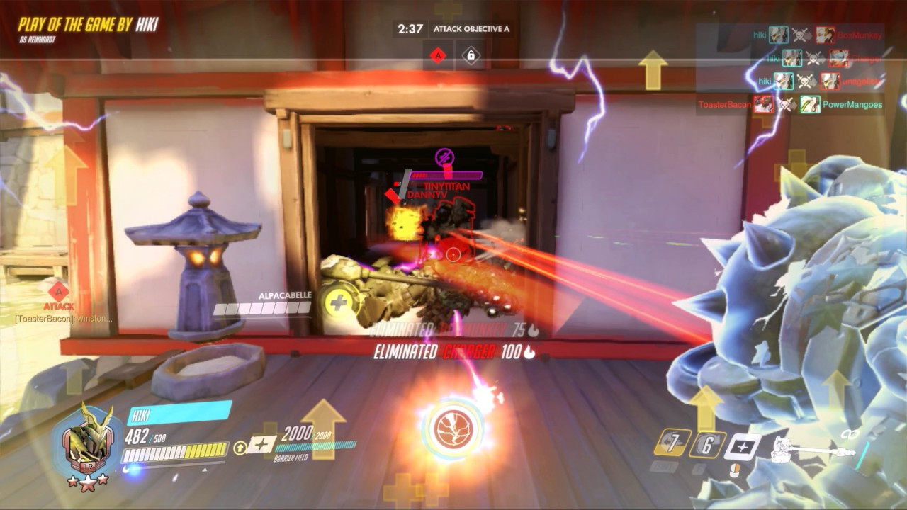 Reinhardt 5K with nano and damage boosts - YouTube