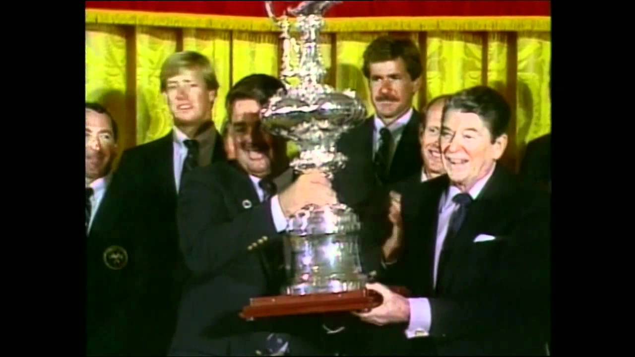 25 years after the Dennis Conner's victory - America's Cup - YouTube