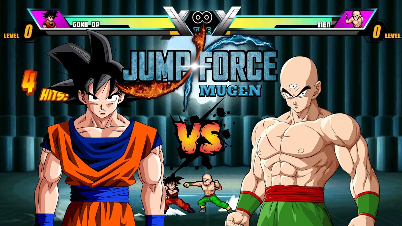 Goku Vs Tien Shinhan | Anime Mugen | Jump Force - YouTube