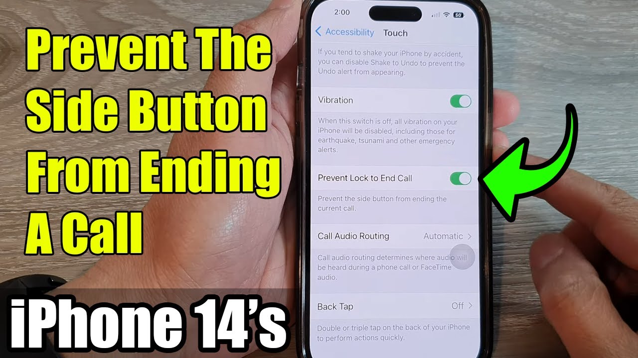 iPhone 14's/14 Pro Max: How to Prevent The Side Button From Ending A ...