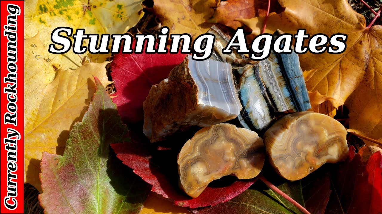 Beautifully Polished Agates - YouTube