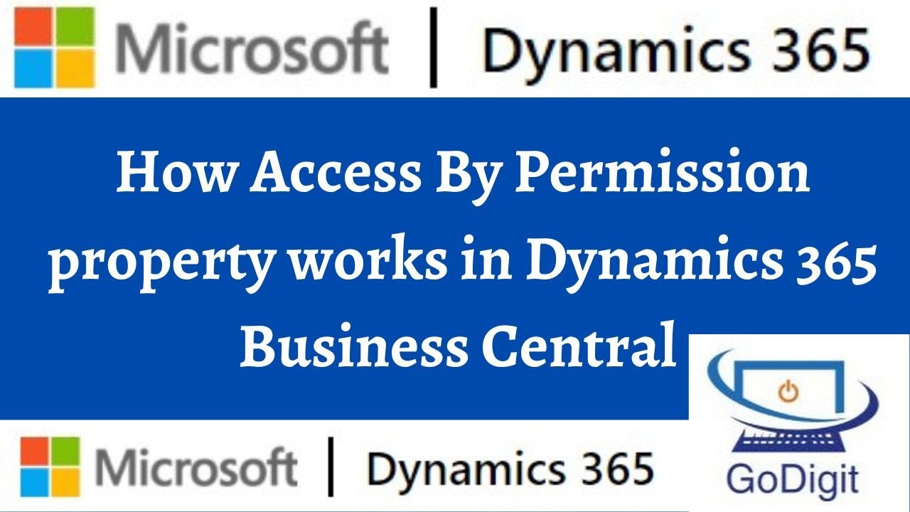 How Access By Permission property works in Dynamics 365 Business ...