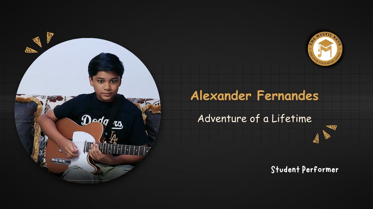 Adventure of a Lifetime Guitar Cover | Alexander Fernandes | Student ...