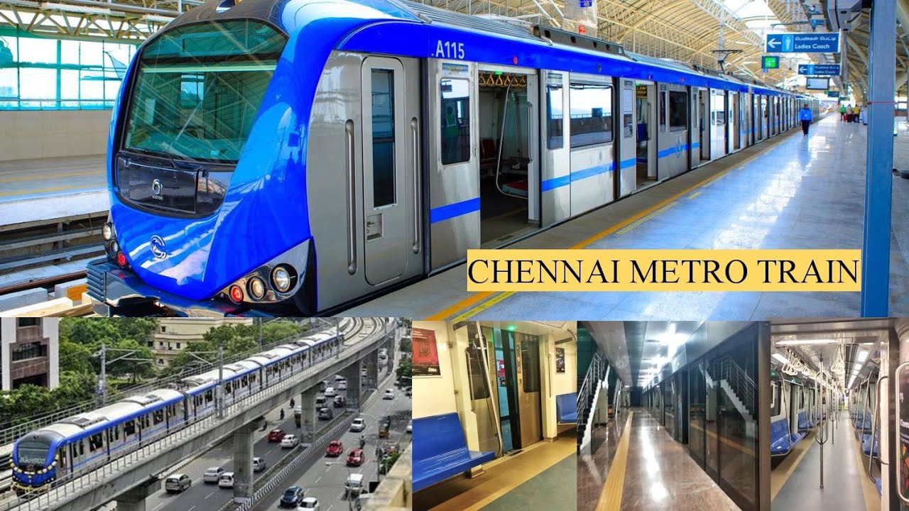 Chennai Metro/ Inside Chennai Metro Rail/ Thiruvottiyur Metro - St ...