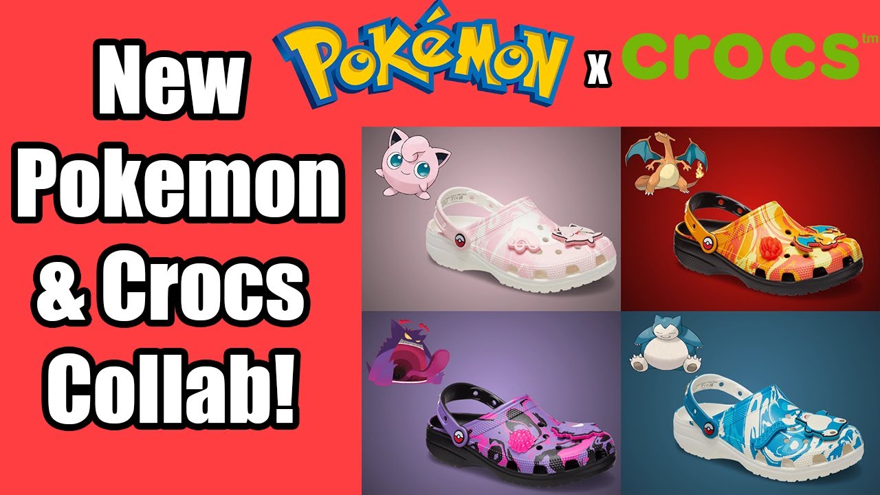 New Pokémon & Crocs Collaboration Celebrates Gen 1! BSGN - YouTube