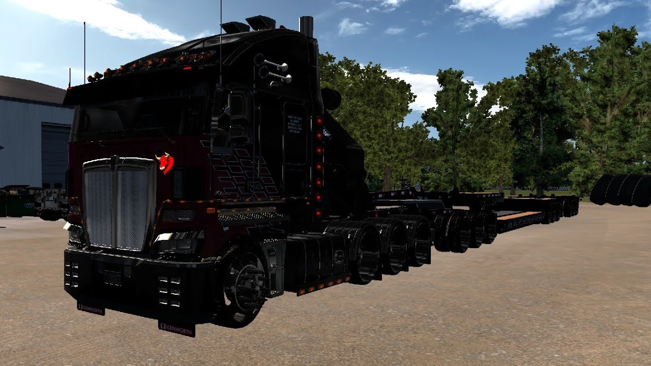 American Truck Simulator Kenworth K220 - YouTube