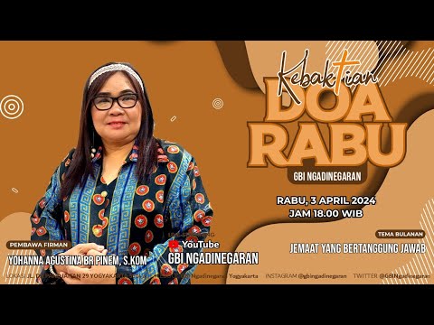 KEBAKTIAN DOA RABU || 3 APRIL 2024 - YouTube