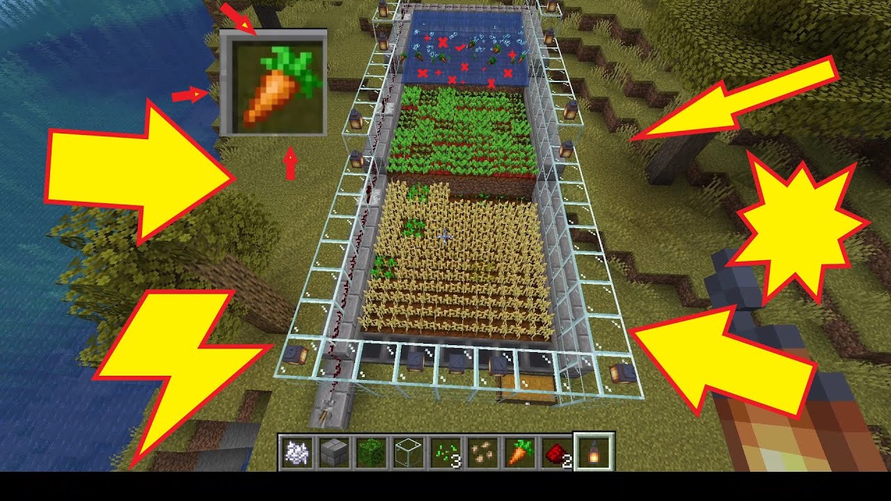 Minecraft budowa farmy jedzenia, Minecraft building a cleansing farm ...