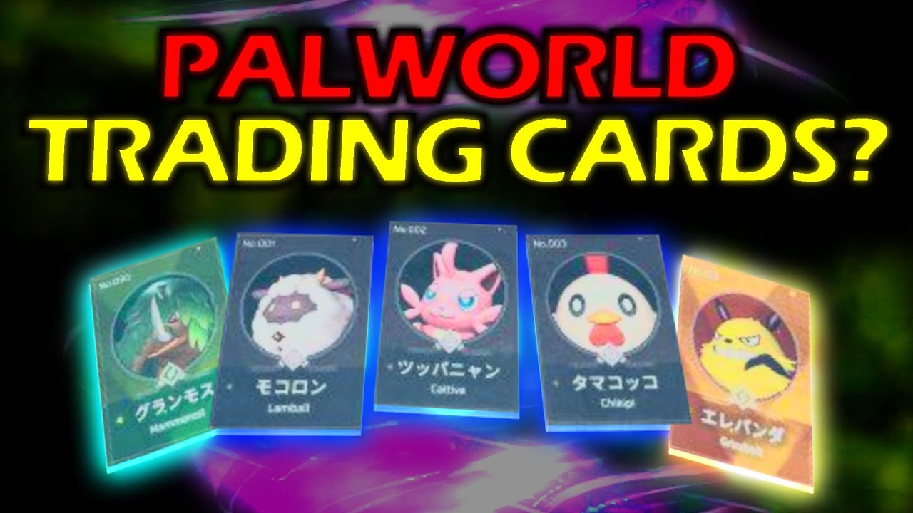 PALWORLD TRADING CARD GAME and PLUSHIES?! - YouTube