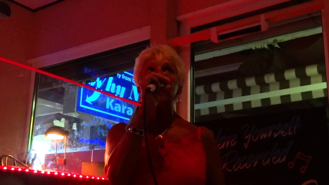 Mum (Yvonne Booth) On Karaoke Why Not 2 Benidorm - YouTube