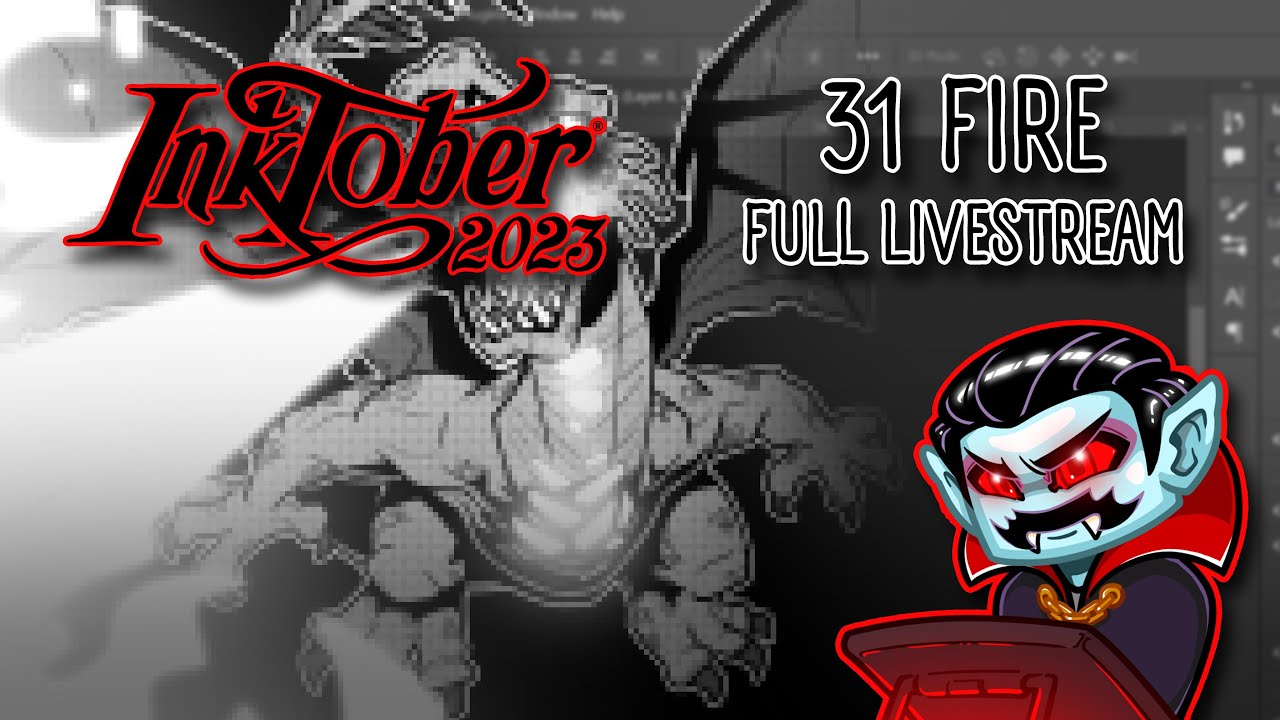 Inktober 2023 \\ 31 Fire \\ Full Livestream - YouTube