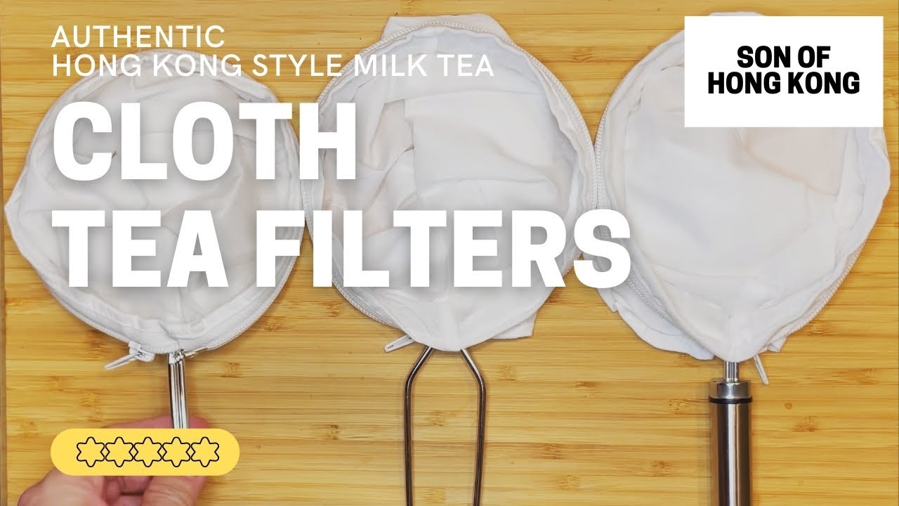 Authentic Cloth Tea Filters for Hong Kong Style Milk Tea - YouTube