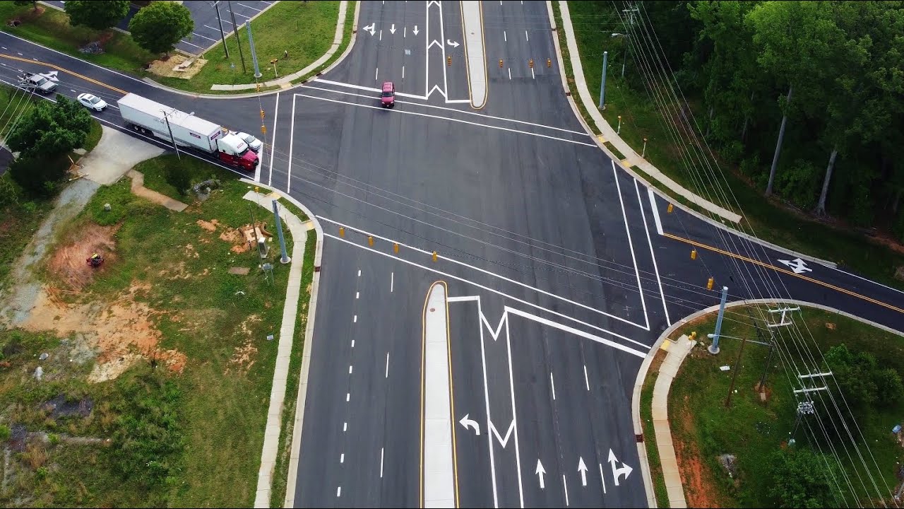 Aerial View of N.C. 119 South Relocation/Opening is Imminent - Mebane ...