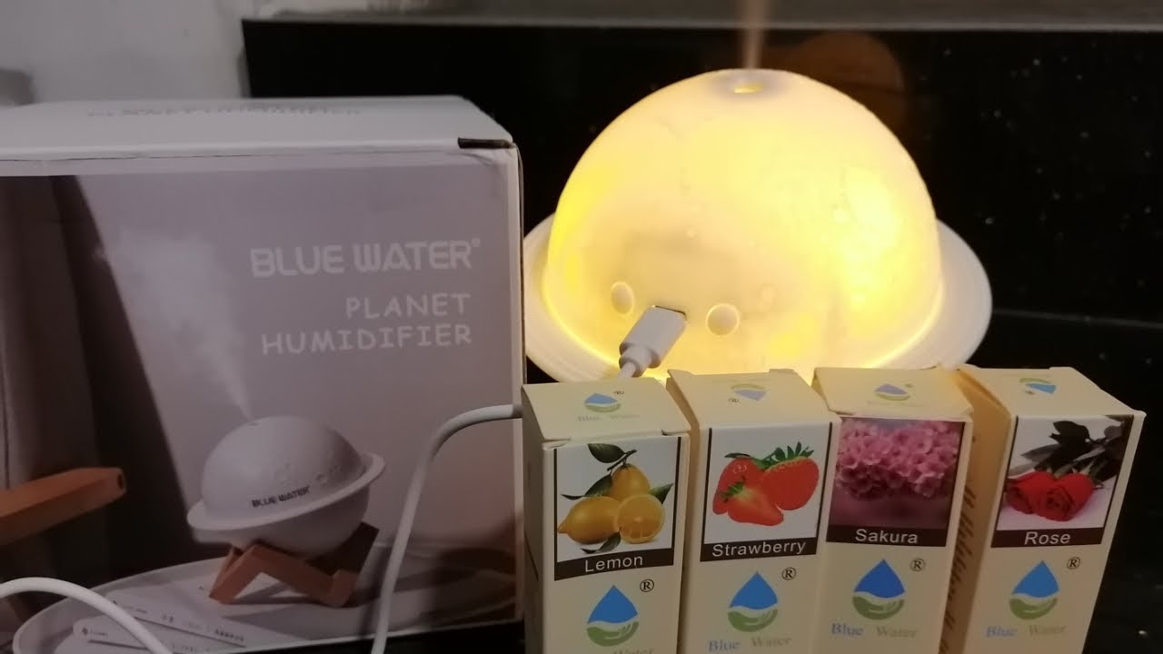 UNBOXING BLUE WATER PLANET HUMIDIFIER | Mhae L - YouTube