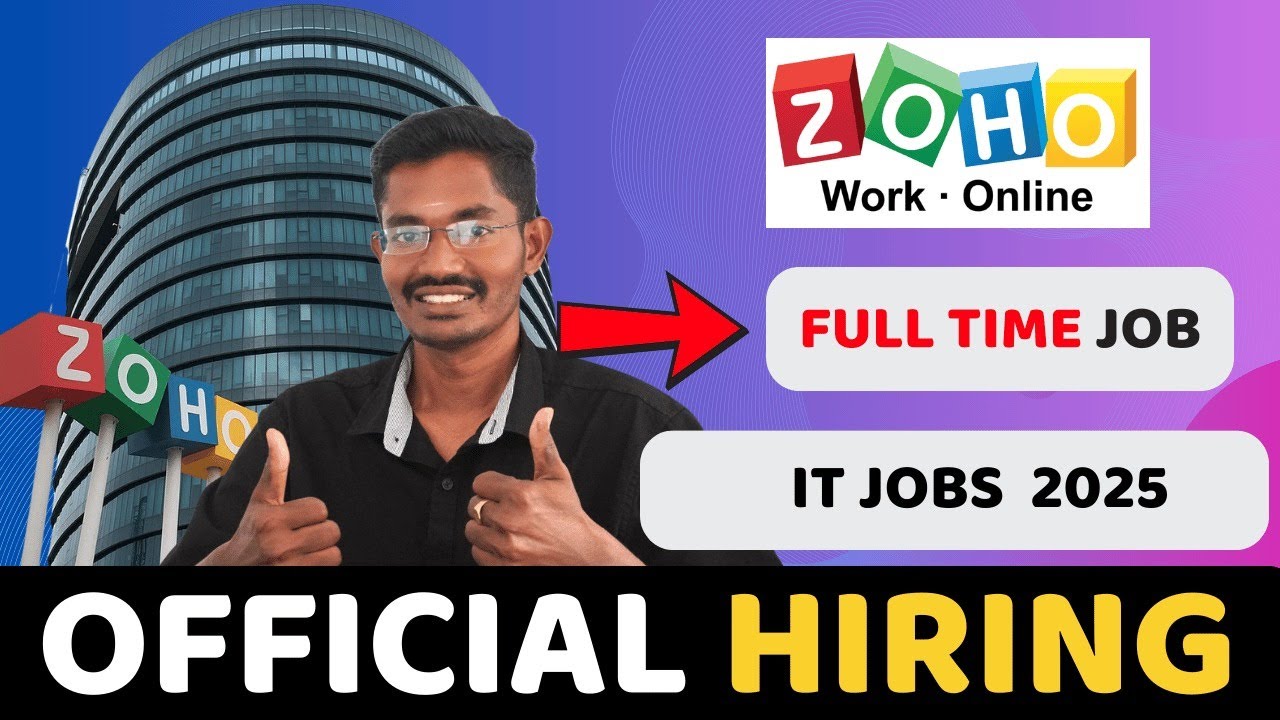 Zoho is Hiring Android Developers | Apply Today! - YouTube