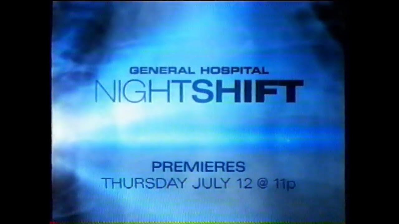 SOAPnet — "General Hospital: Night Shift" short premiere promo #2 (2007 ...