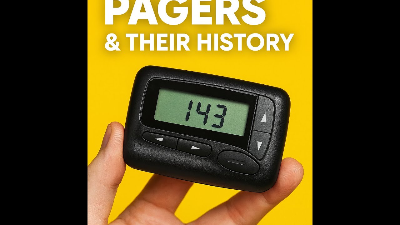 The Rise and Fall of Pagers - A 90s Technology Revolution - YouTube