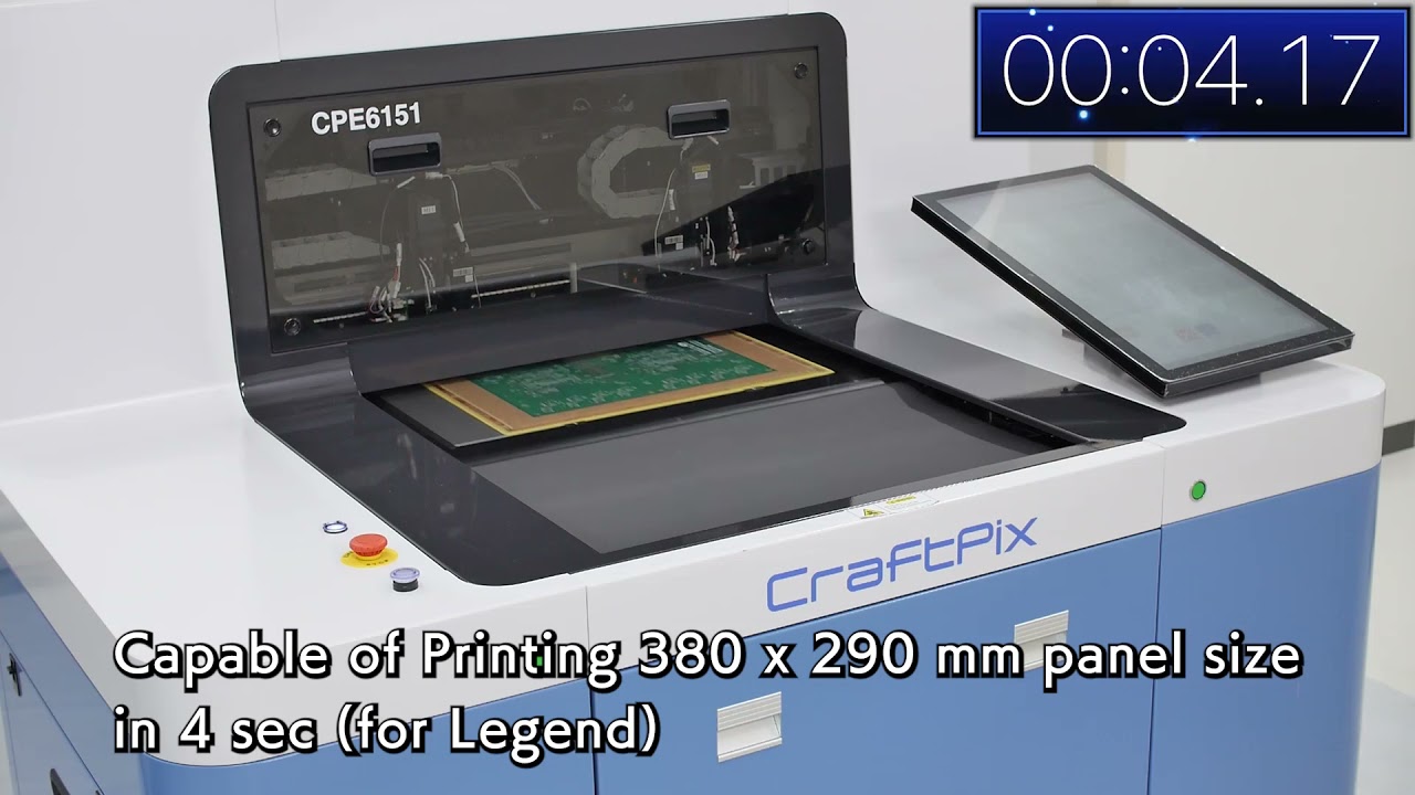 CPE6151 MicroCraft InkJet Printer 8PrintHeads - YouTube