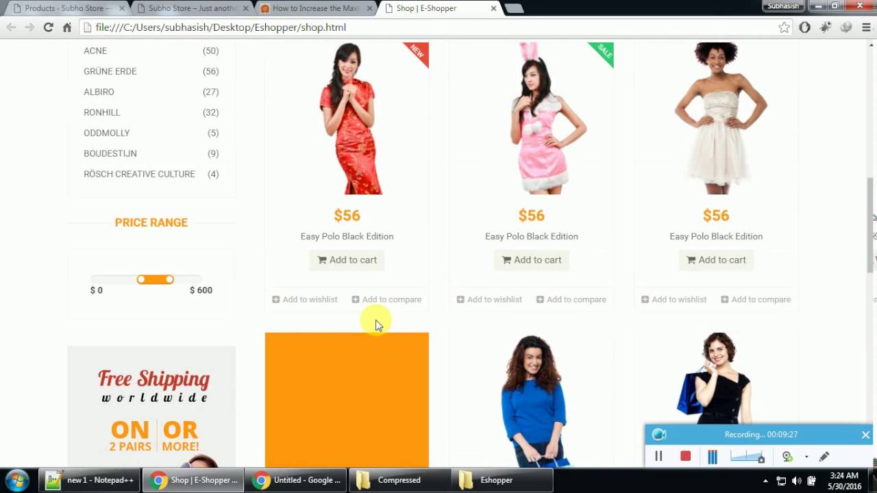 woocommerce theme development part 1 - YouTube