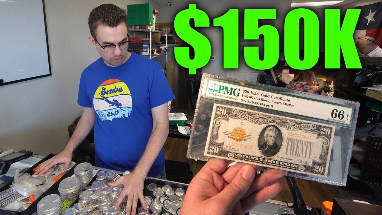 We Bought This $150,000 Coin Collection! (Bullion Market, Rare Silver ...